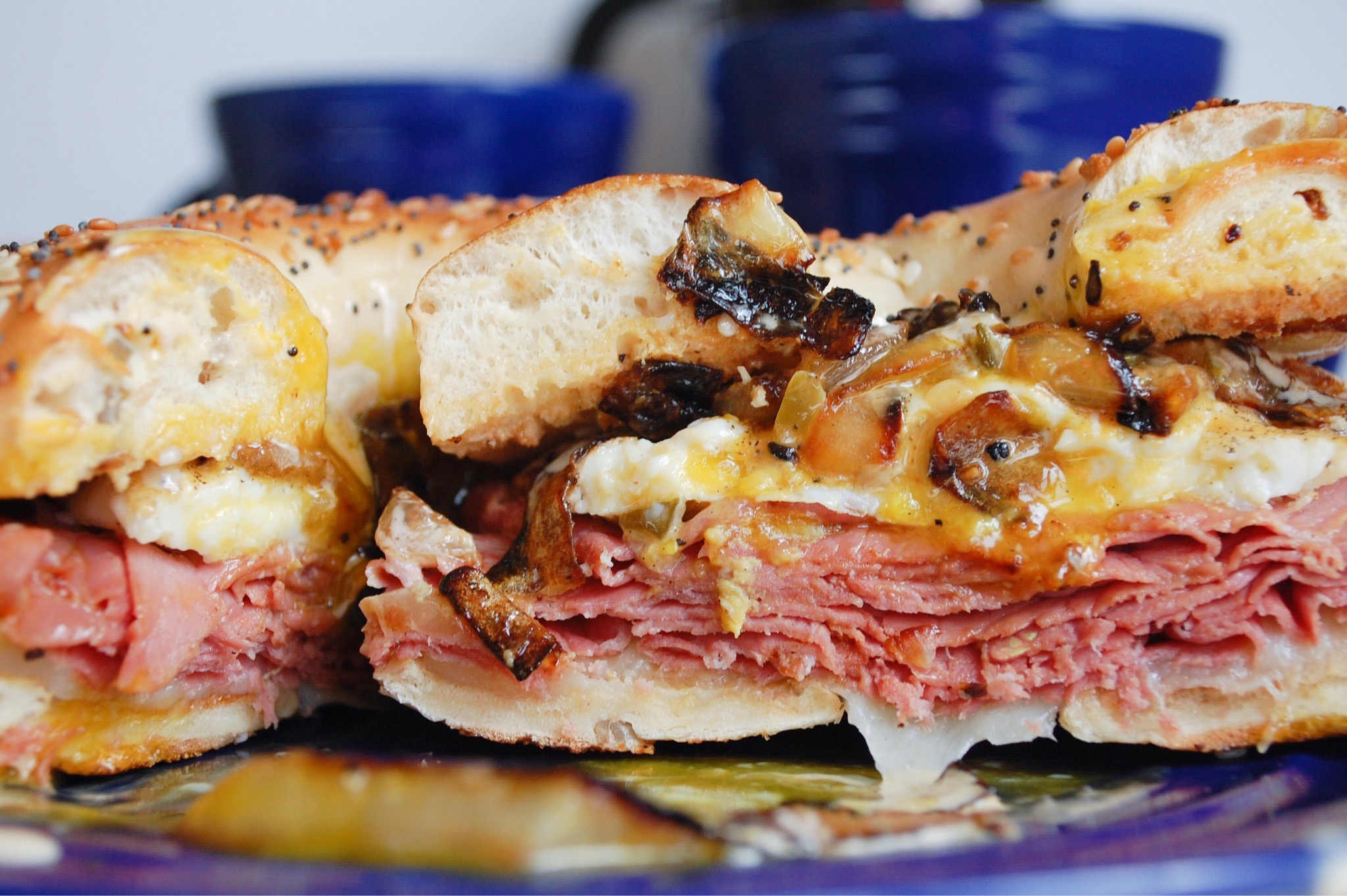 Reuben Breakfast Sandwich - bits and bites