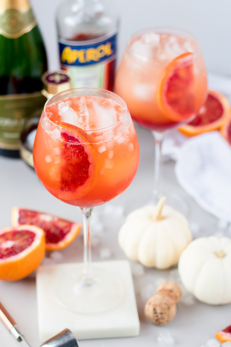 The Perfect Fall Aperol Spritz Recipe - bits and bites