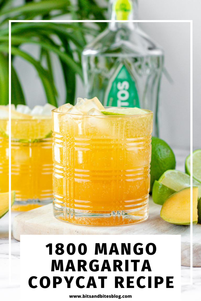 1800 Ultimate Mango Margarita Copycat Recipe - bits and bites