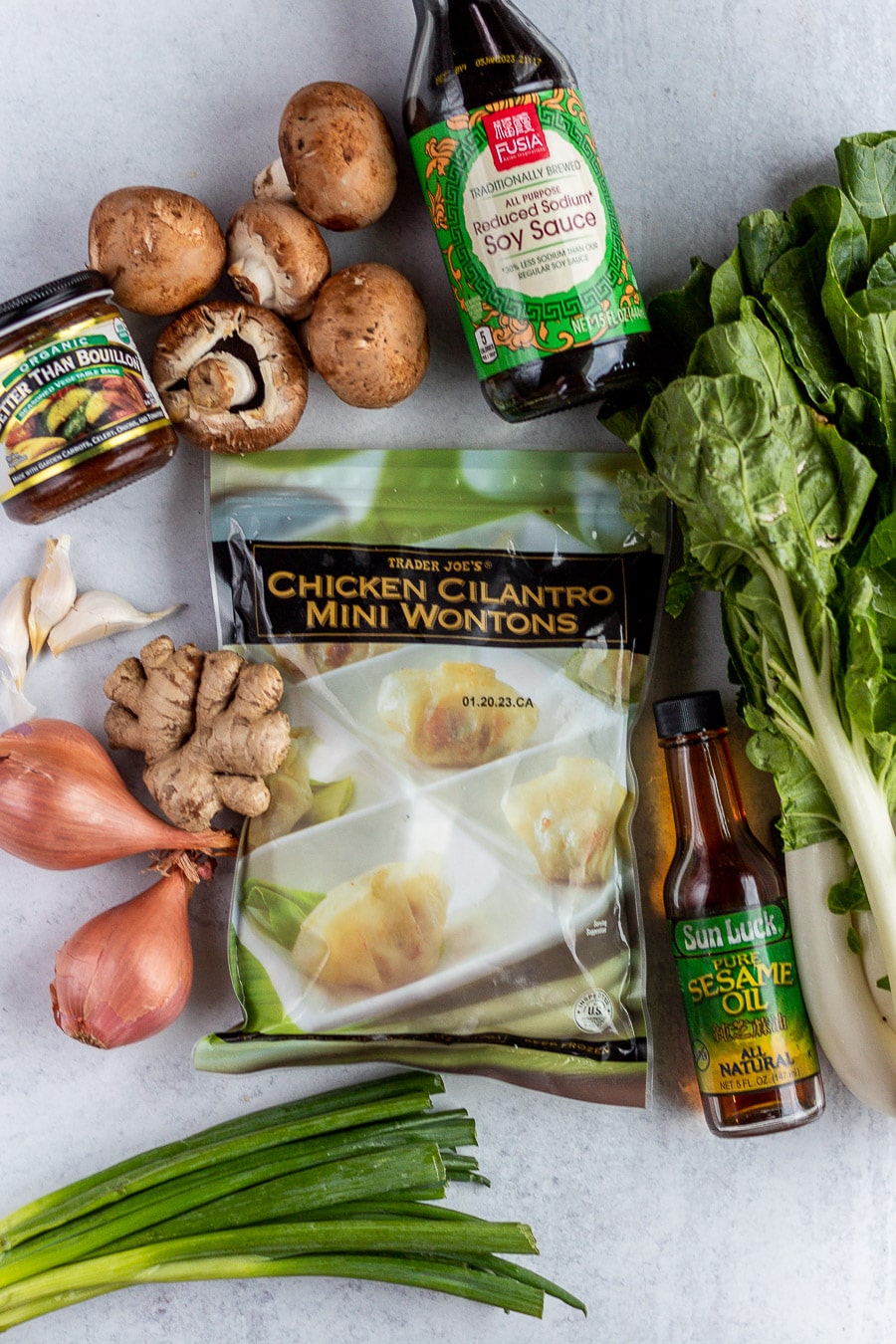 Easy Wonton Soup with Frozen Wontons - bits and bites