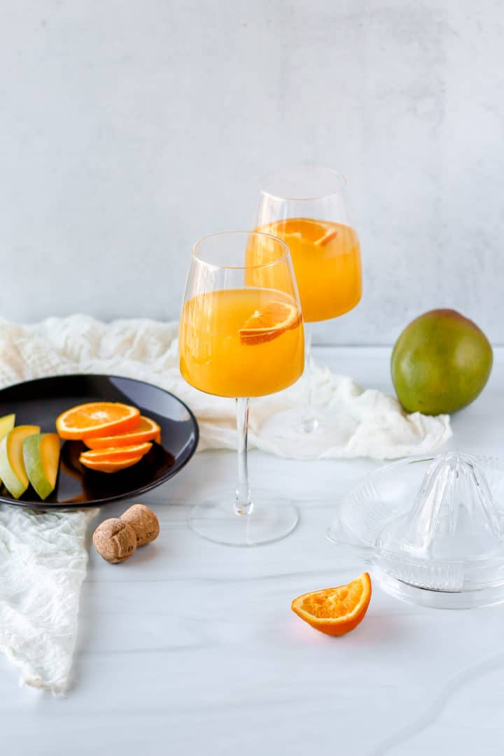 Mango Mimosa - bits and bites