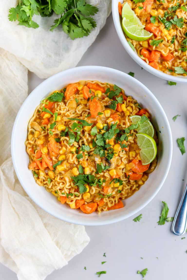 Instant Noodle Curry Ramen - bits and bites