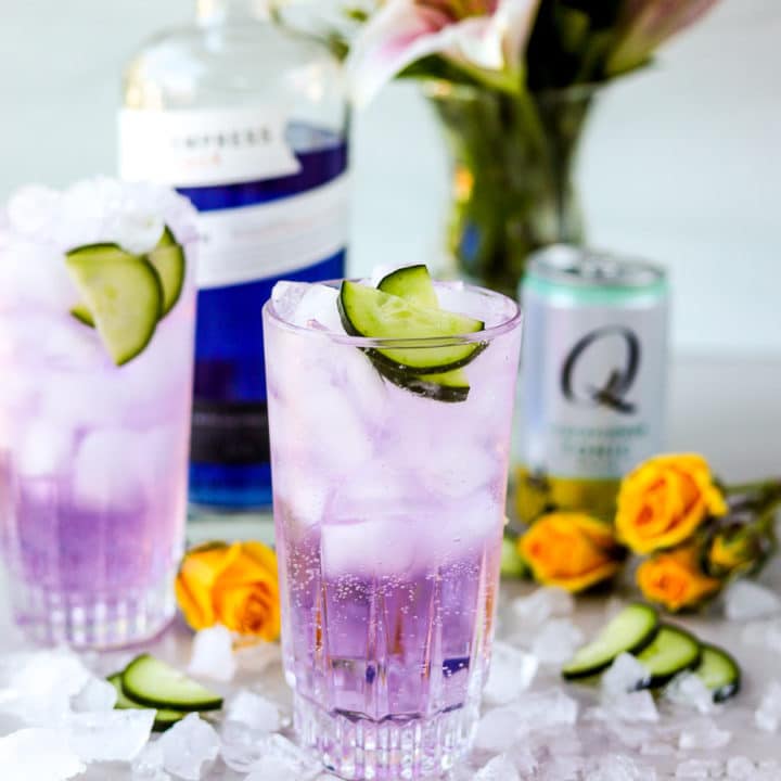 Empress Gin and Tonic Cocktail Recipe - bits + bites