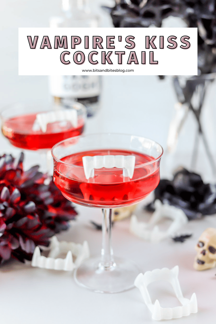 Vampire's Kiss Cocktail - bits and bites