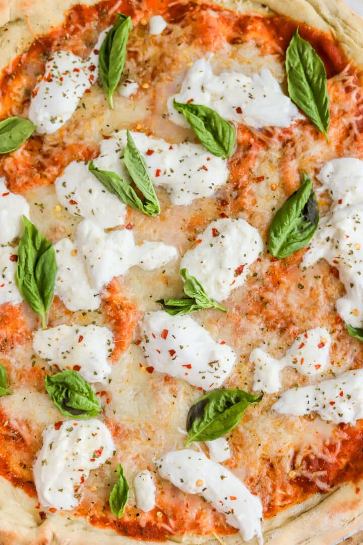 How to Make Burrata Pizza - bits and bites