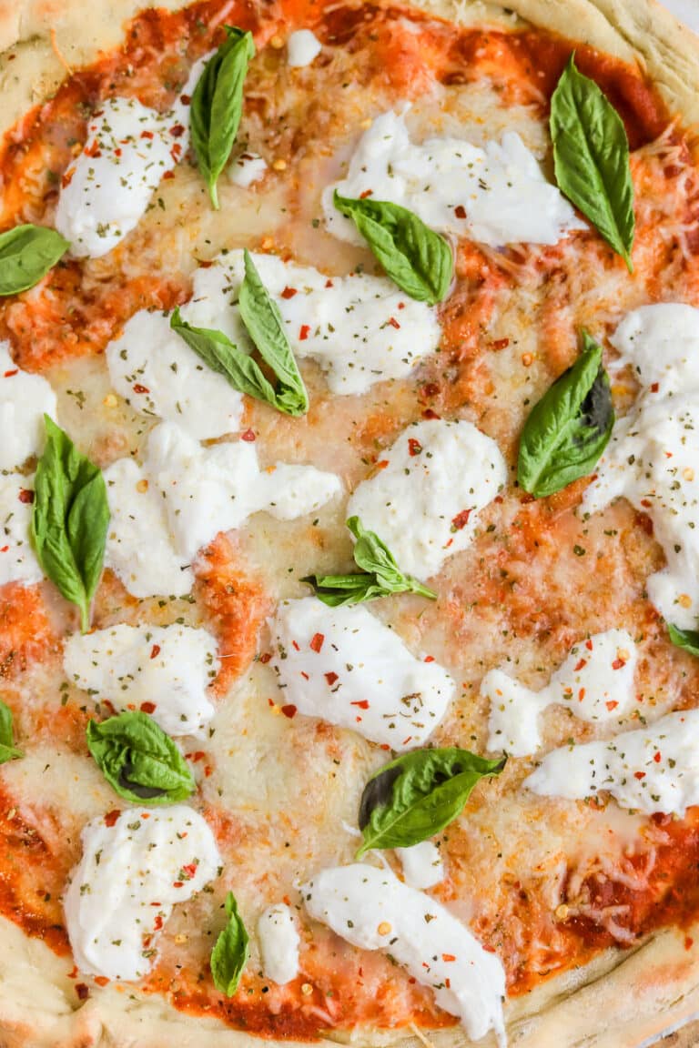 How to Make Burrata Pizza - bits and bites