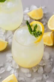 Lemon Vodka Spritzer - bits and bites