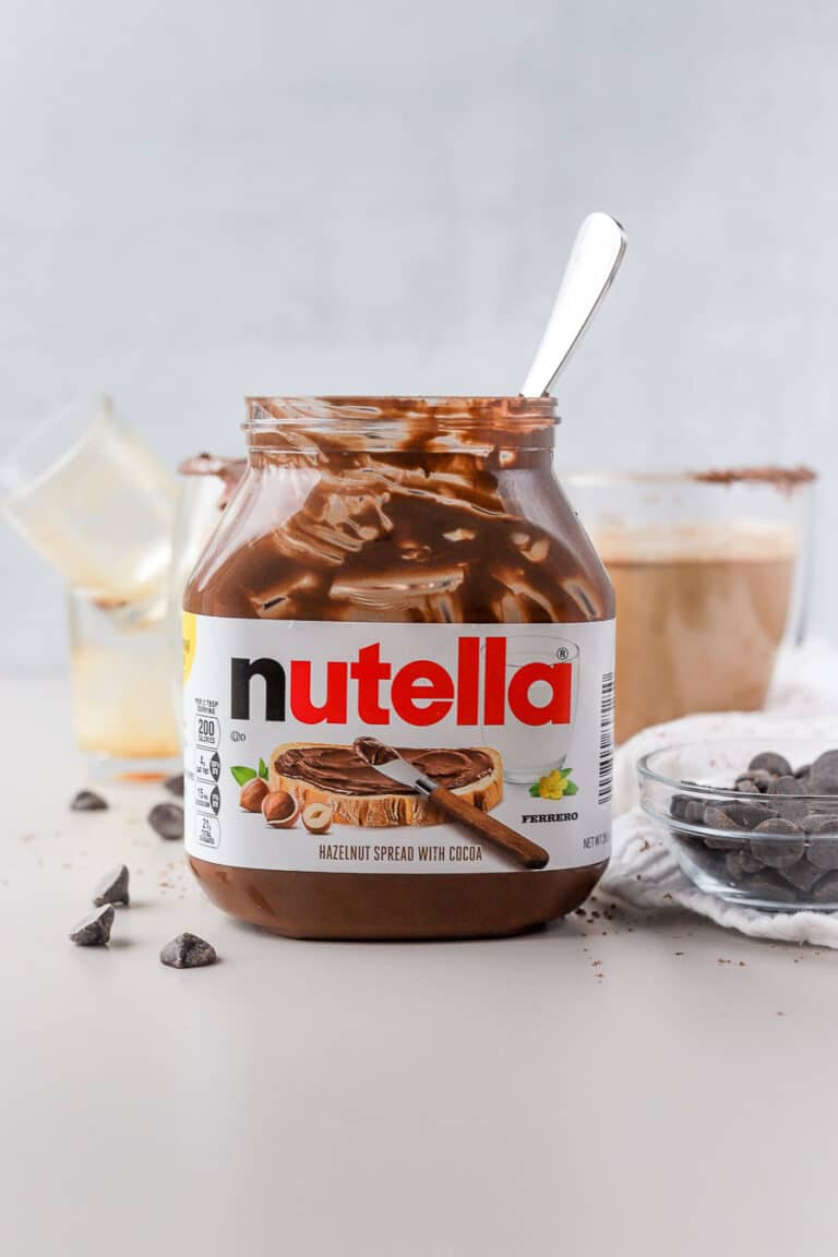 Easy Nutella Latte (3-Ingredients!) - bits and bites