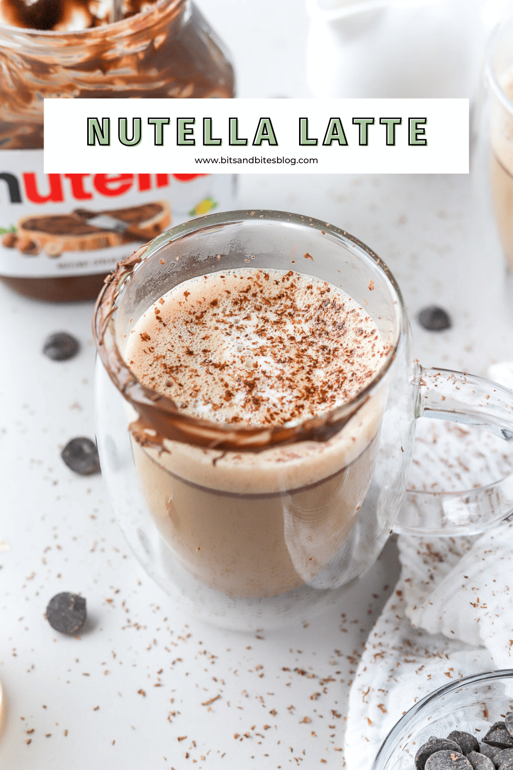 Easy Nutella Latte (3-Ingredients!) - bits and bites
