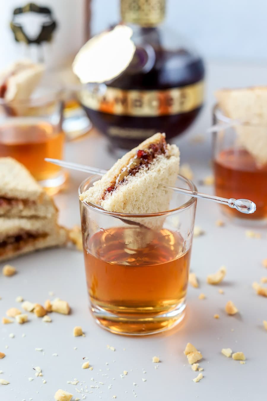 Peanut Butter and Jelly Shot - bits and bites