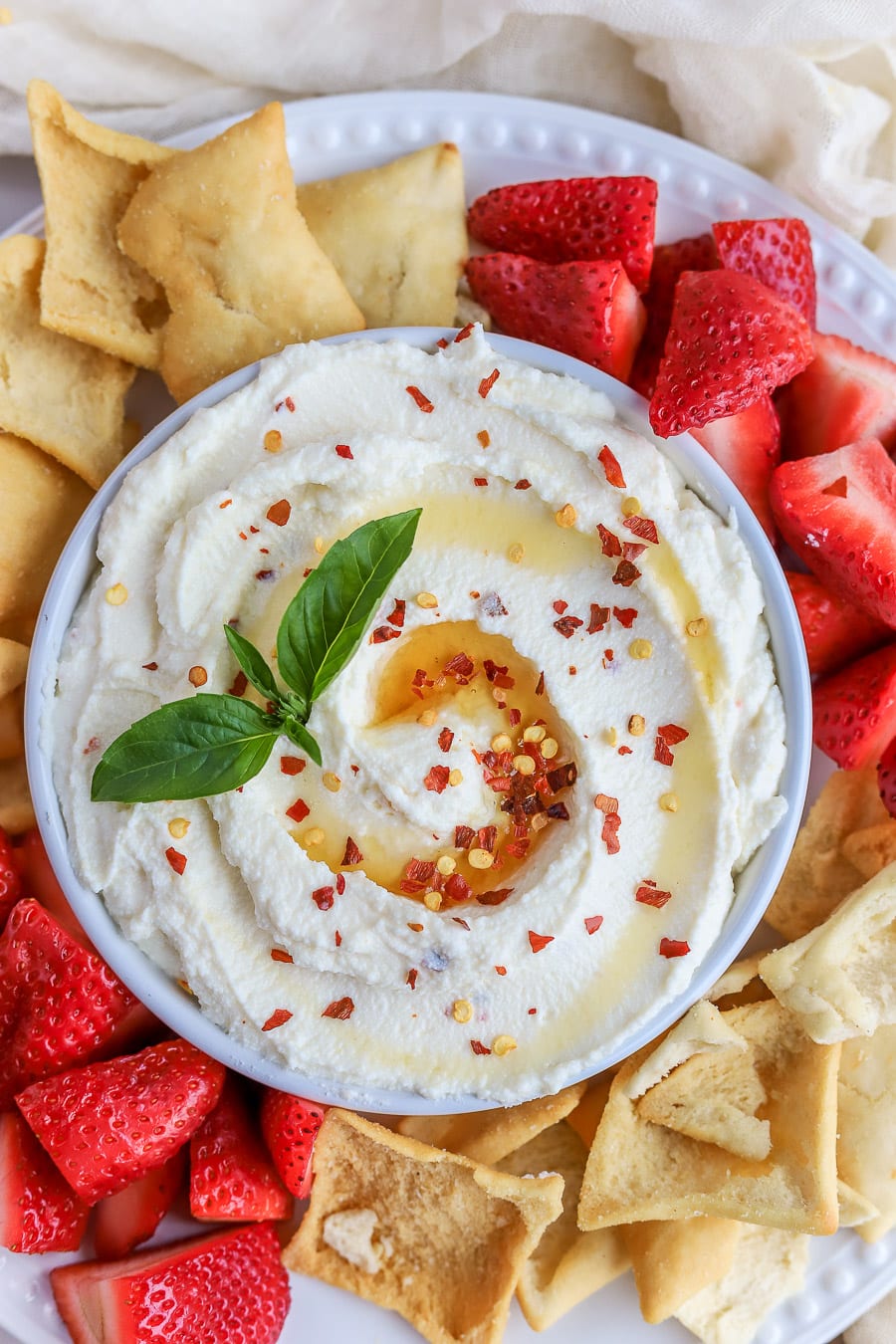 Whipped Ricotta Dip with Honey - bits and bites