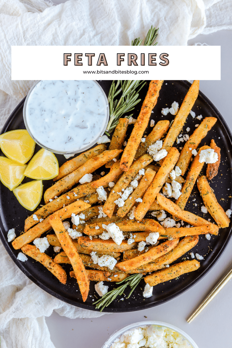 Crispy Feta Fries with Frozen Fries - bits and bites