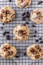 Easy Kit Kat Cookies Recipe - bits and bites