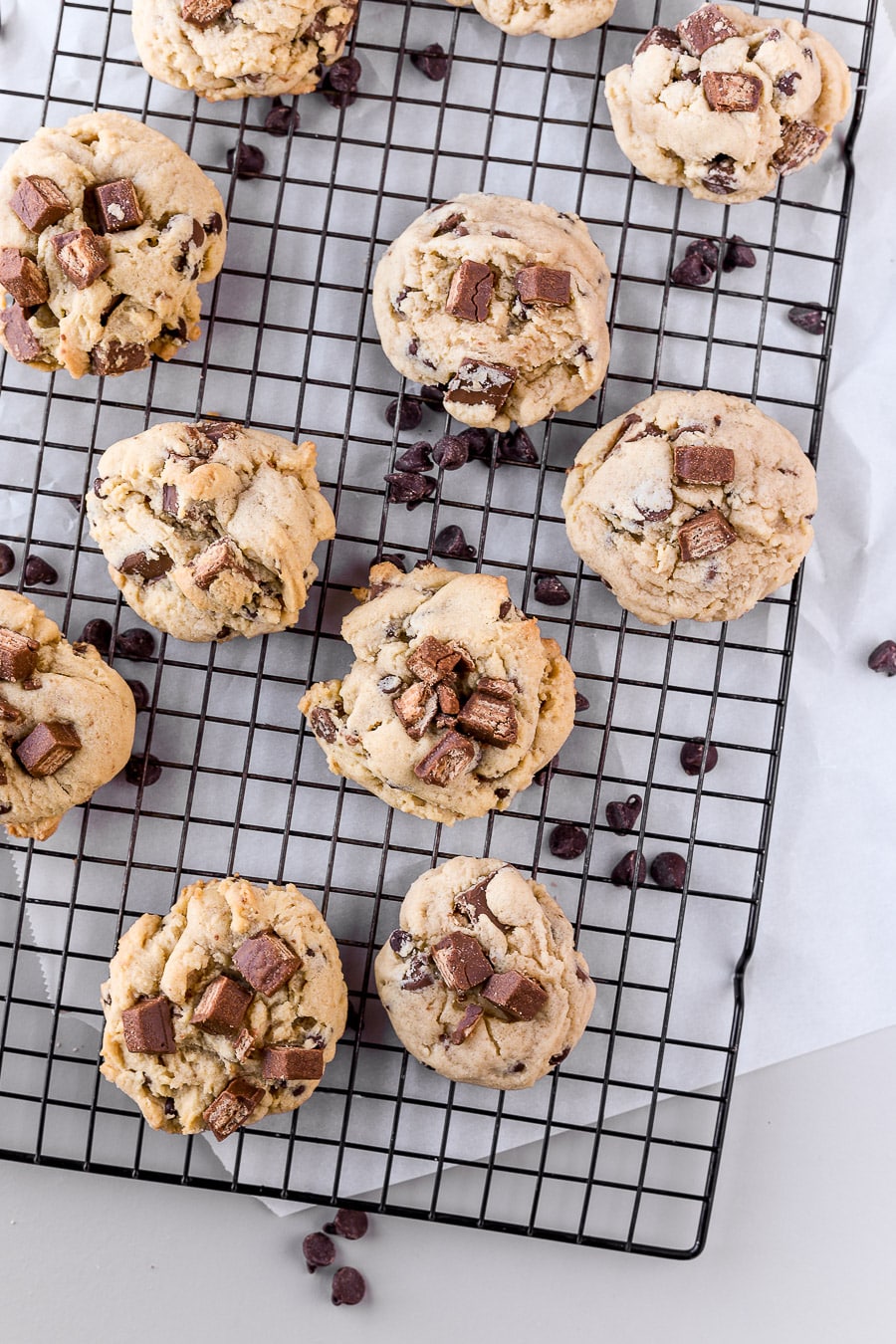 Easy Kit Kat Cookies Recipe - bits and bites
