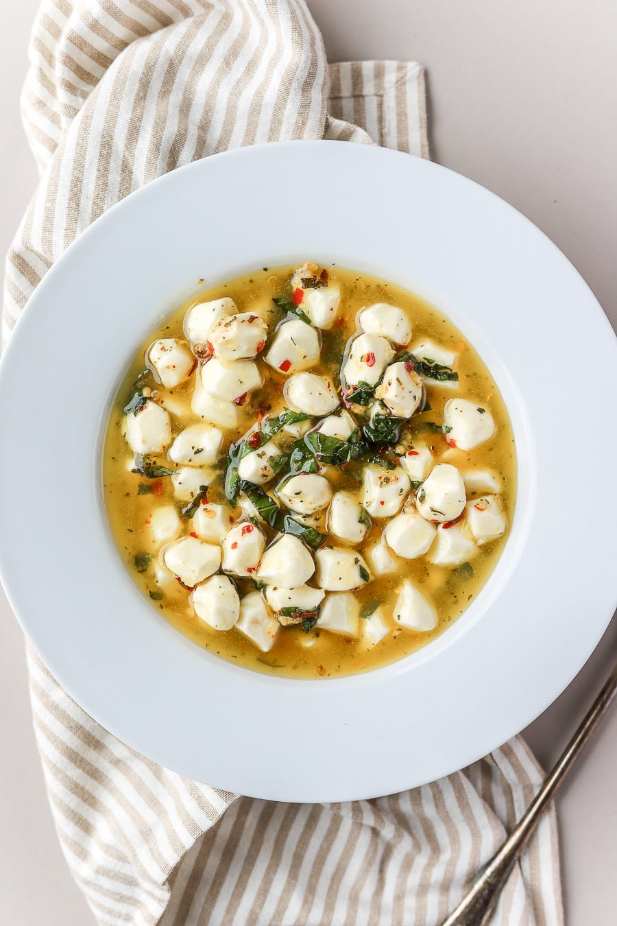 Marinated Mozzarella Balls - bits and bites