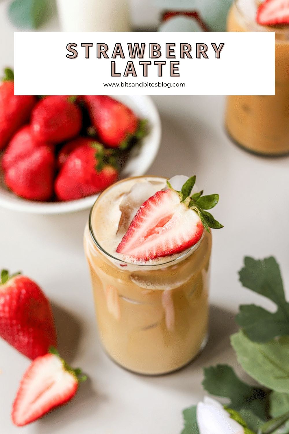 Easy Strawberry Latte - bits and bites
