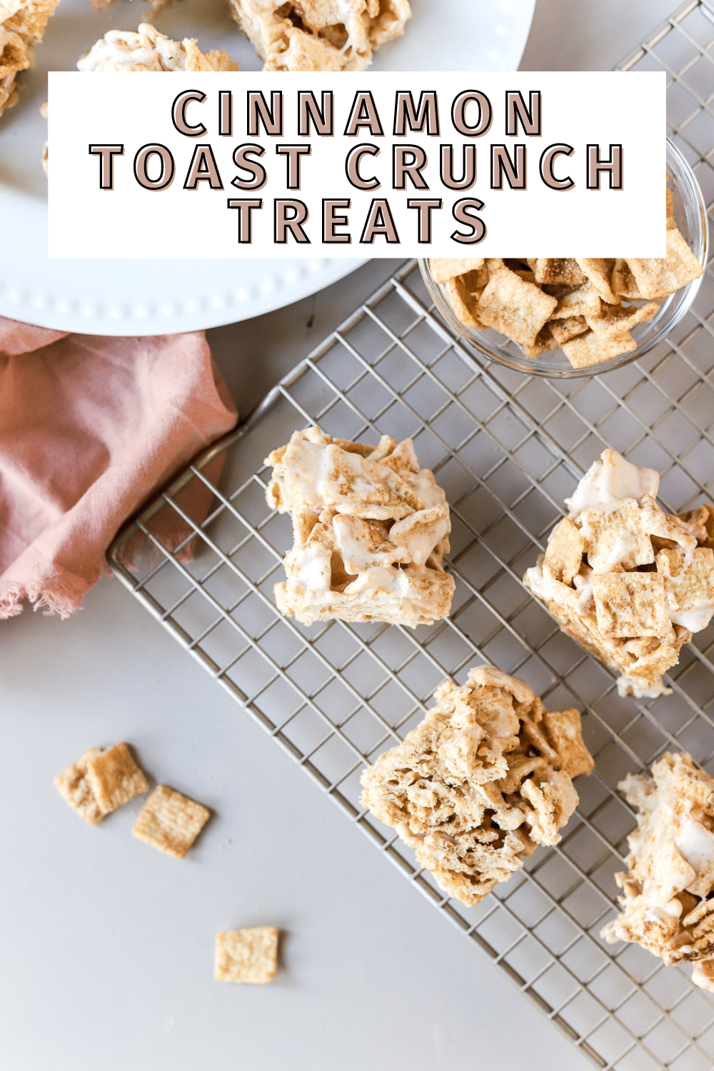 Cinnamon Toast Crunch Treats - bits and bites