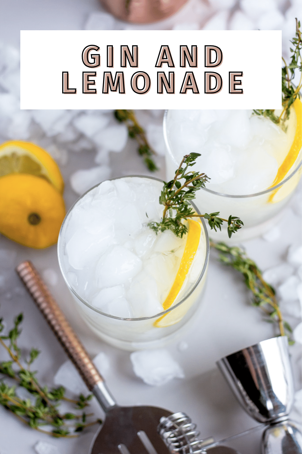 Gin and Lemonade aka London Lemonade - bits and bites