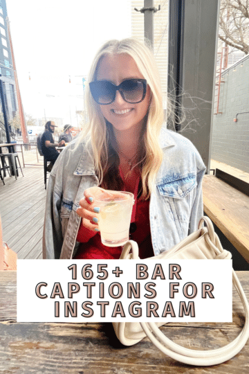 165+ Bar Captions for Instagram - bits and bites
