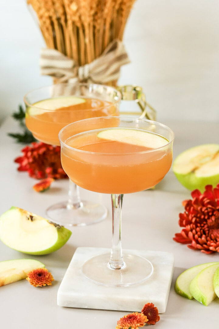 Apple Cider Martini - a simple and easy fall cocktail! - bits and bites