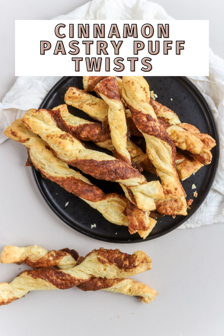 Homemade Cinnamon Puff Pastry Twists - bits and bites