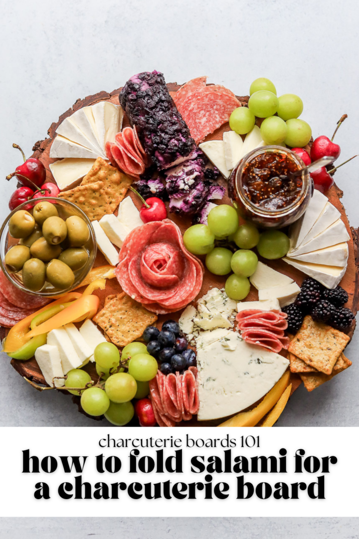 How to Fold Salami for Charcuterie Boards - bits and bites