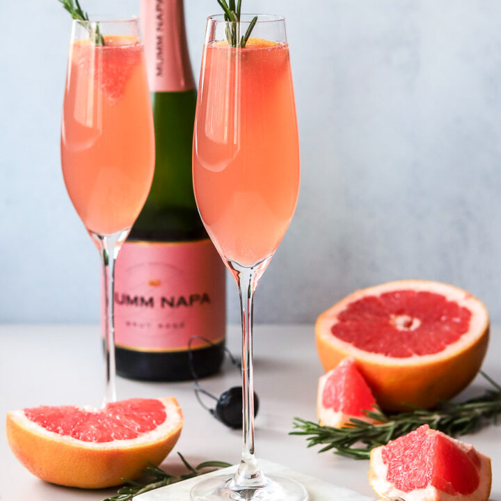 Grapefruit Mimosa - bits and bites