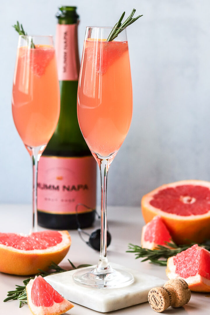 Grapefruit Mimosa - bits + bites