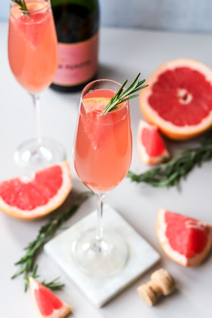 Grapefruit Mimosa - bits + bites