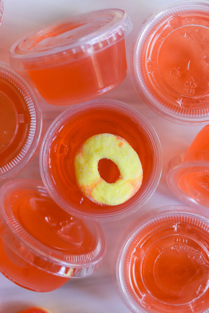 How to Make Peach Vodka Jello Shots - bits and bites