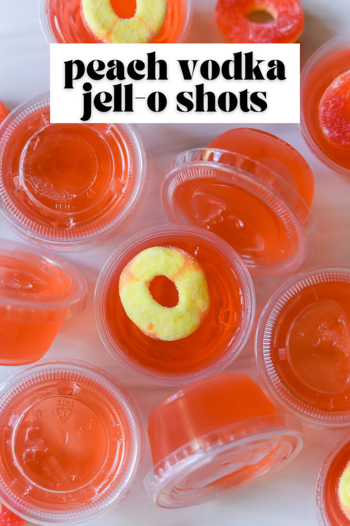 How to Make Peach Vodka Jello Shots - bits and bites