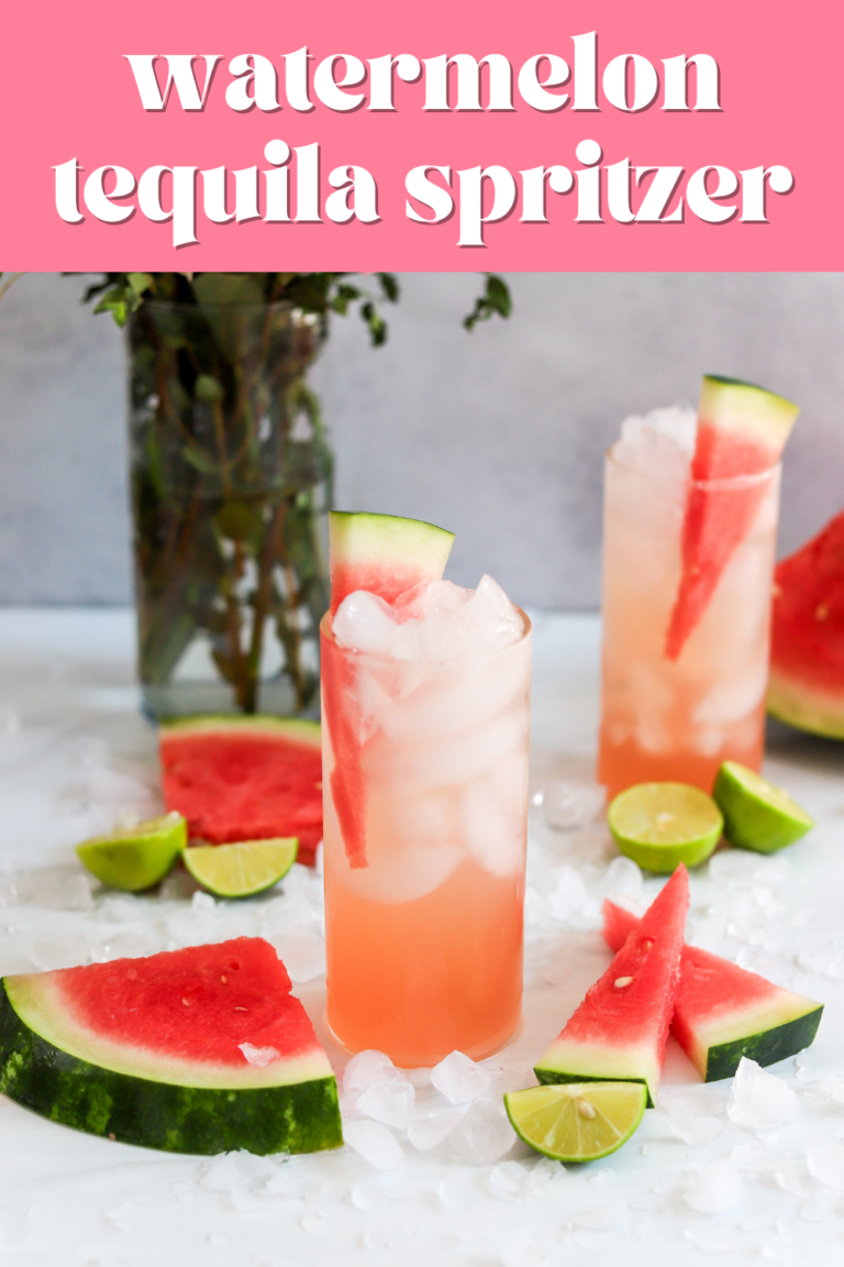 Watermelon Tequila Spritzer Recipe - bits and bites