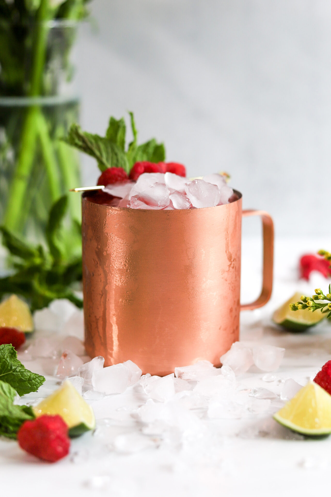 Raspberry Moscow Mule - bits and bites