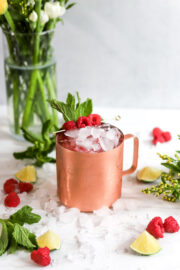 Raspberry Moscow Mule - bits and bites
