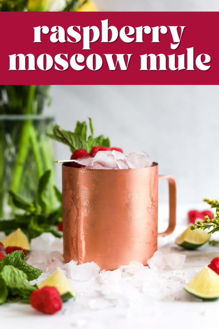 Raspberry Moscow Mule - bits and bites