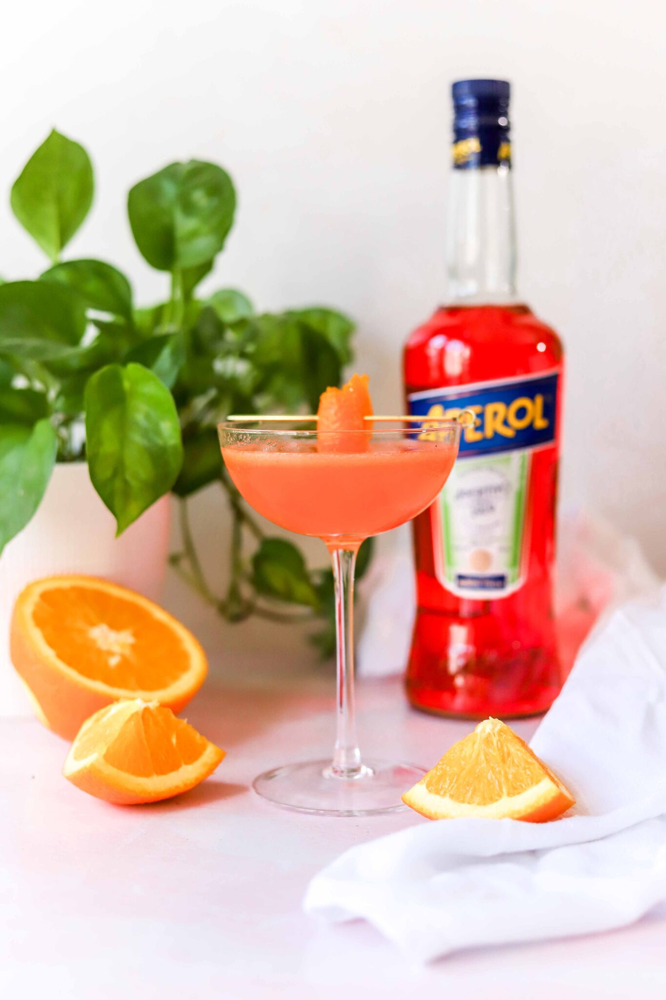 Aperol Martini with Vodka - bits and bites