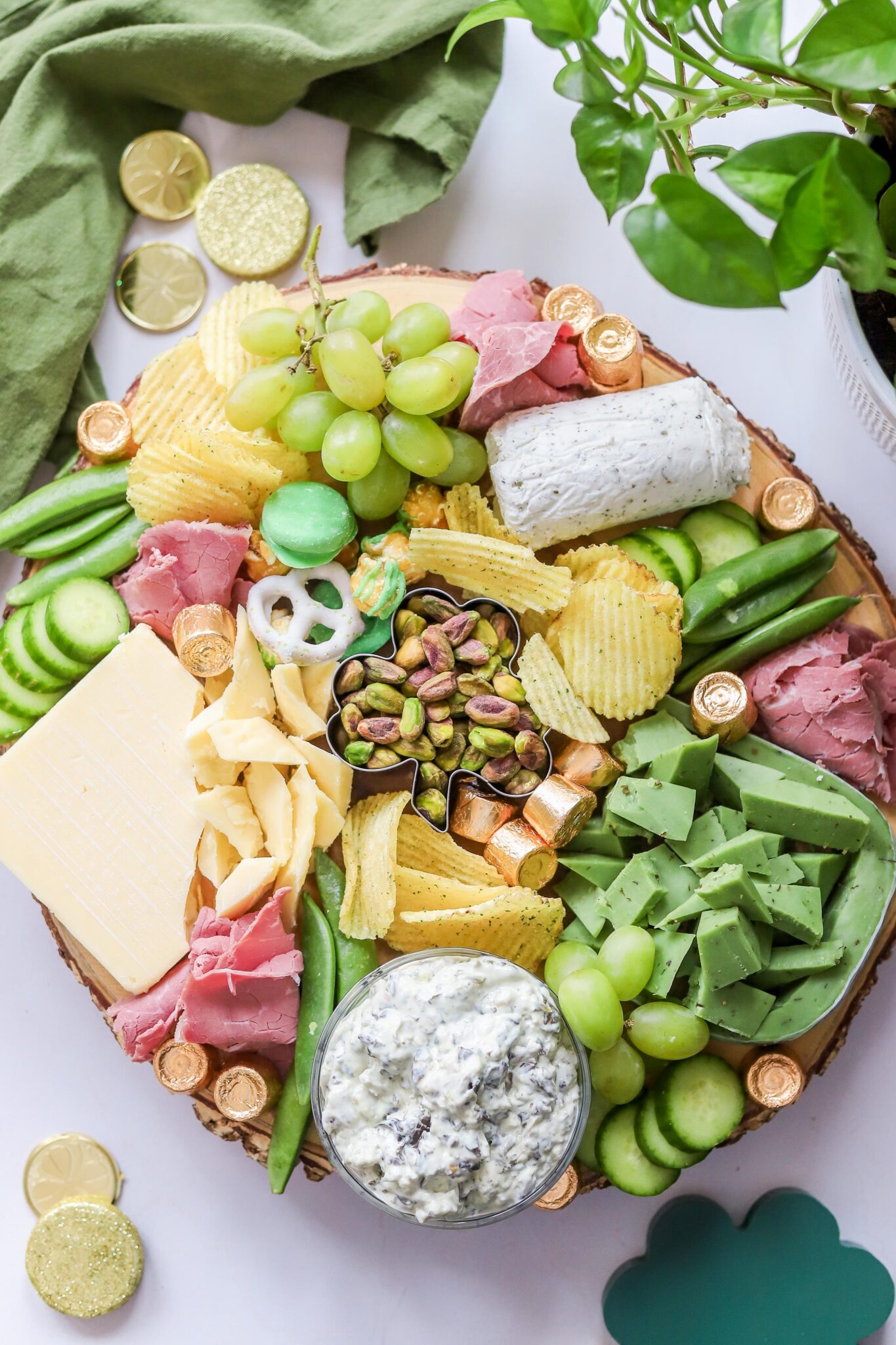 St. Patrick's Day Charcuterie Board - bits + bites