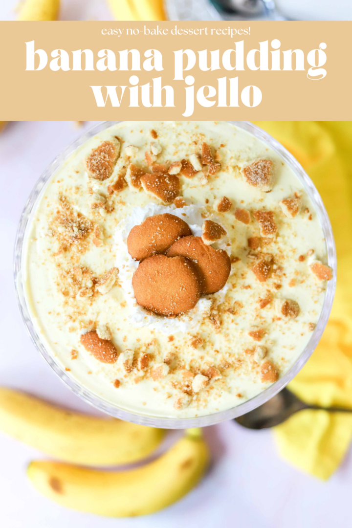 Easy Banana Pudding with Jello Instant Pudding - bits + bites