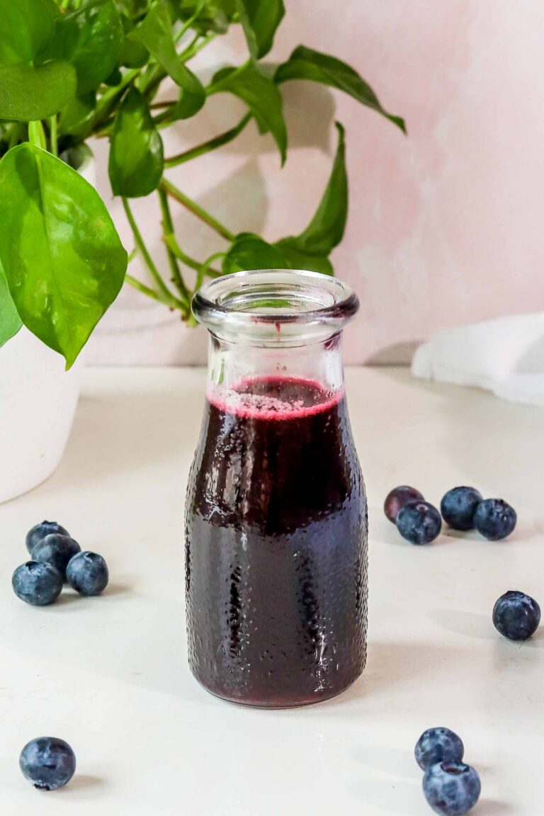 Blueberry Simple Syrup - bits + bites