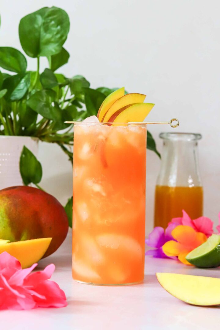 Mango Mai Tai - bits and bites