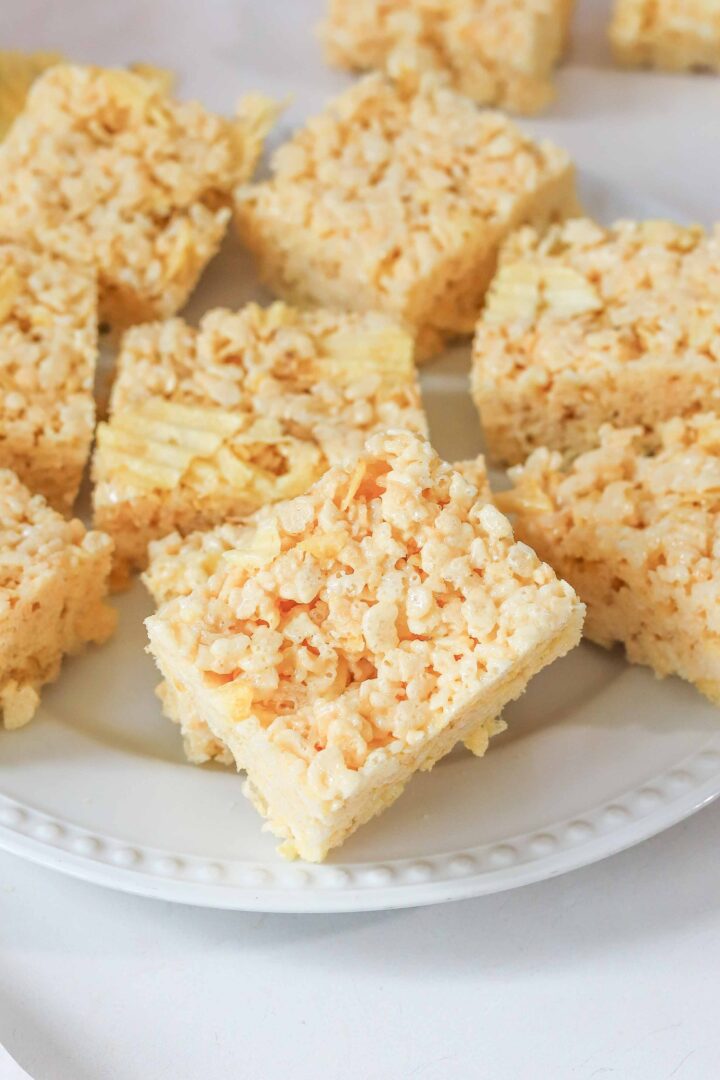Potato Chip Rice Krispie Treats - bits and bites