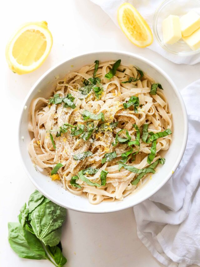 Easy White Wine Butter Sauce for Pasta - bits and bites