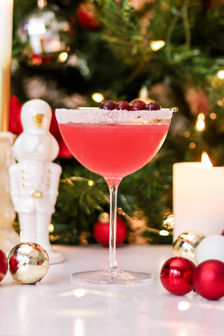 Christmas Cosmopolitan - bits + bites