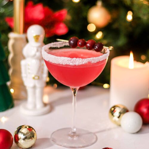 Easy Cranberry Cocktails for Christmas - bits + bites