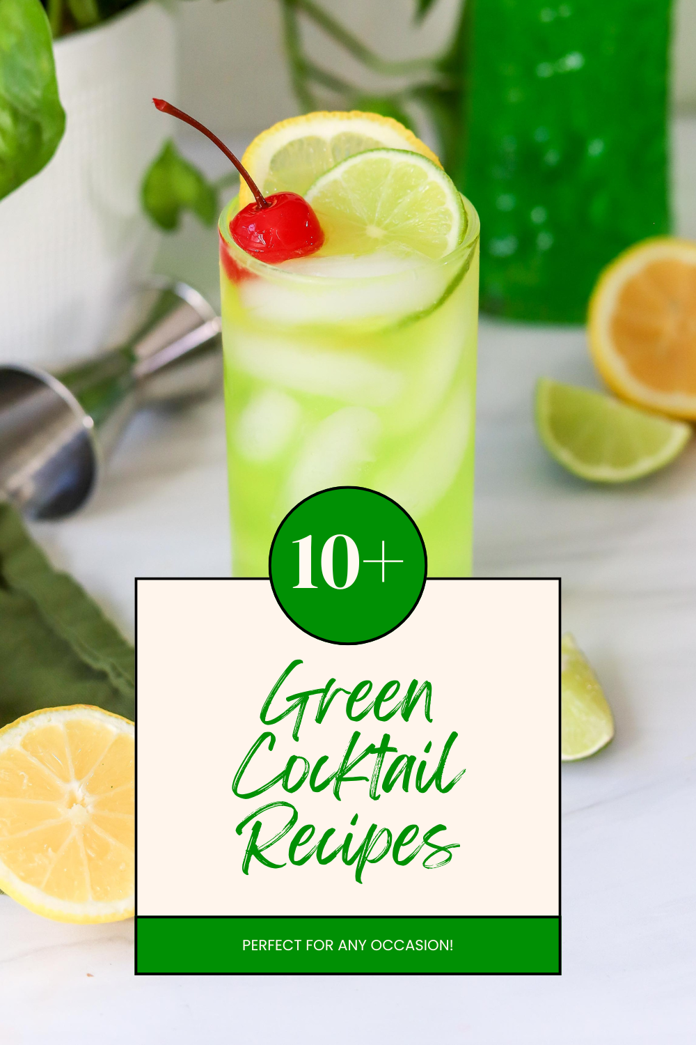 The Best Green Cocktails - bits + bites